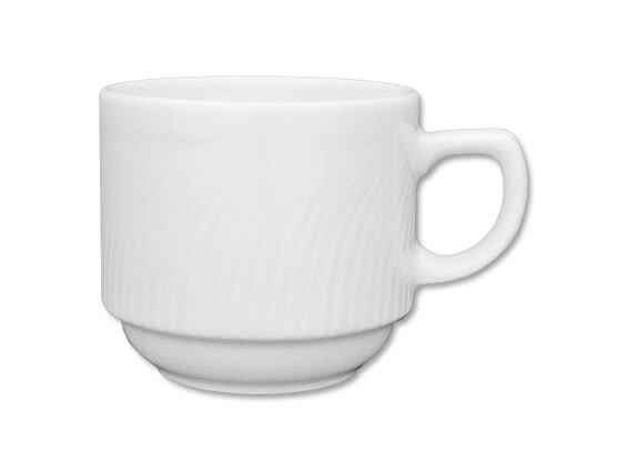 Tasse hoch 9 cl, BANQUET, RAK, Ivoris weiss, Porzellan, stapelbar ...
