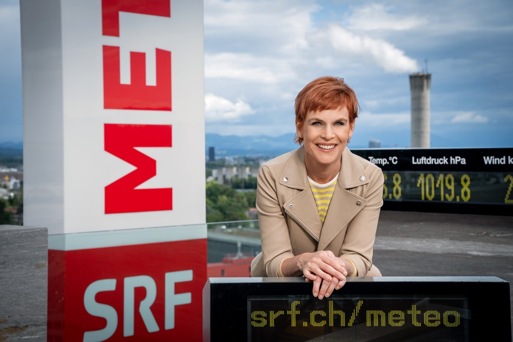 SRF Meteo Moderatorin, Sandra Boner, zu Besuch bei der Sektion Solothurn - FORUM elle