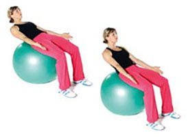 Swissball – Rumpf: Crunches » mobilesport.ch