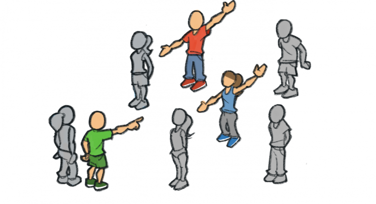 Überbrückungsspiele – Viel Bewegungsraum: Menschenmemory » mobilesport.ch