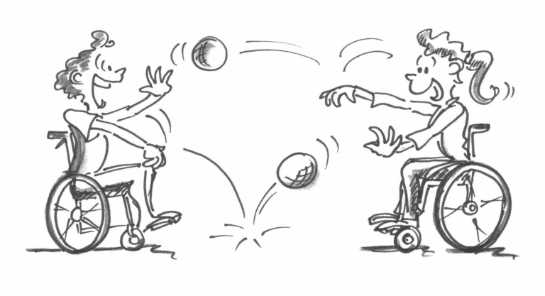 Rollstuhlsport – Stationentraining: Koordination – Passvariation ...