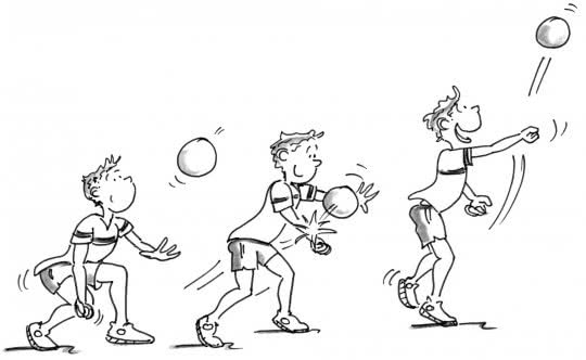 Mini-Faustball: Die Technik » mobilesport.ch