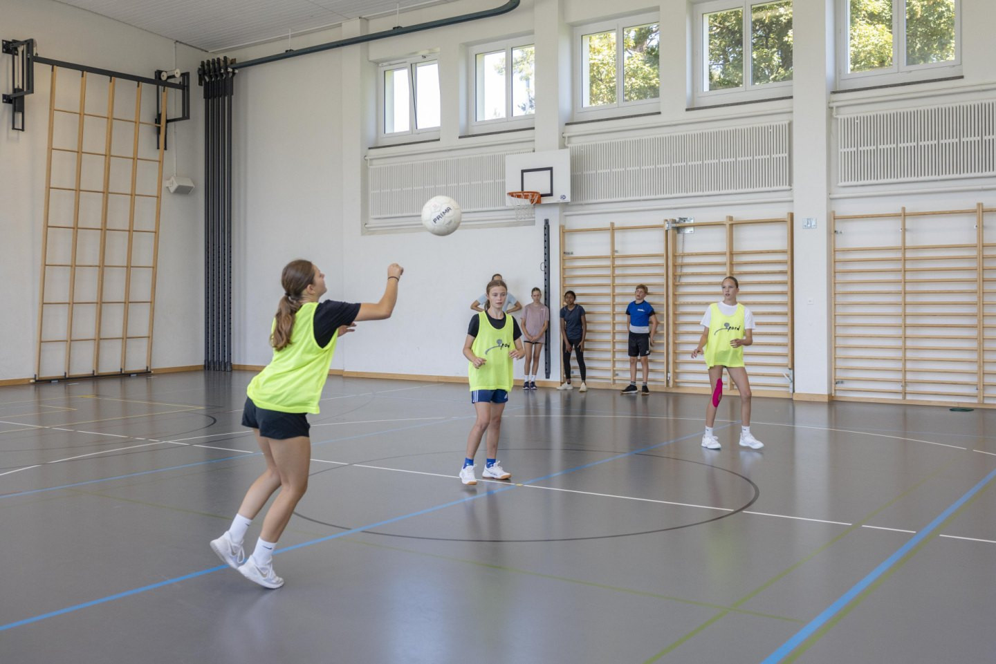 Korbball – Trainingsformen: Nach Ballverlust oder Ballgewinn rasch ...
