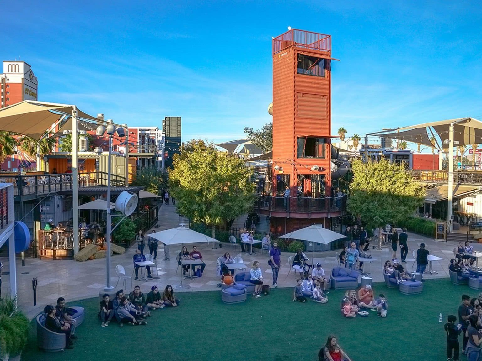 Container beleben Downtown Las Vegas