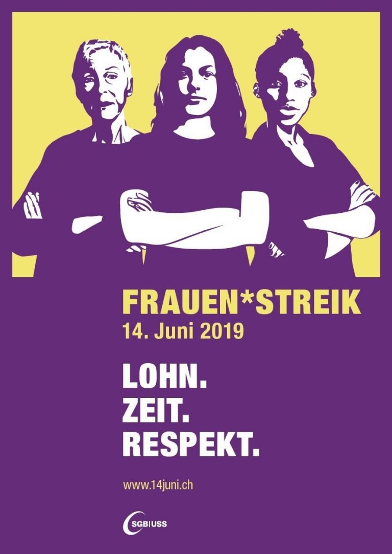 Grafikerin Agnes Weber hat die Frauenstreik-Plakate gestaltet ...