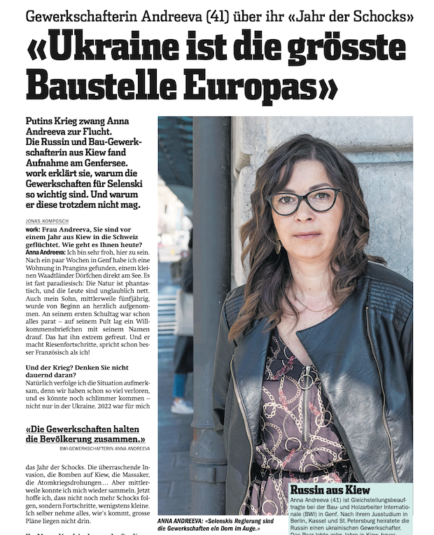 «Der Zerstörungsgrad übersteigt alles» » workzeitung.ch