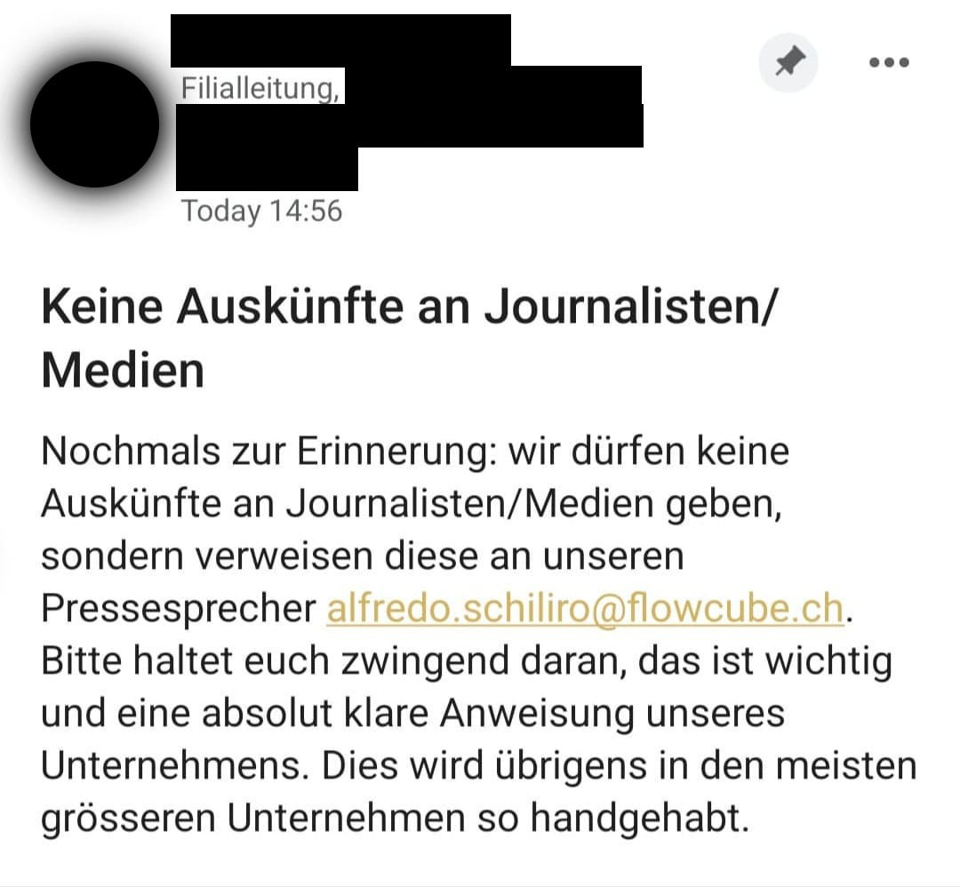 Orell Füssli geht gegen Medien und Mitarbeitende vor » workzeitung.ch